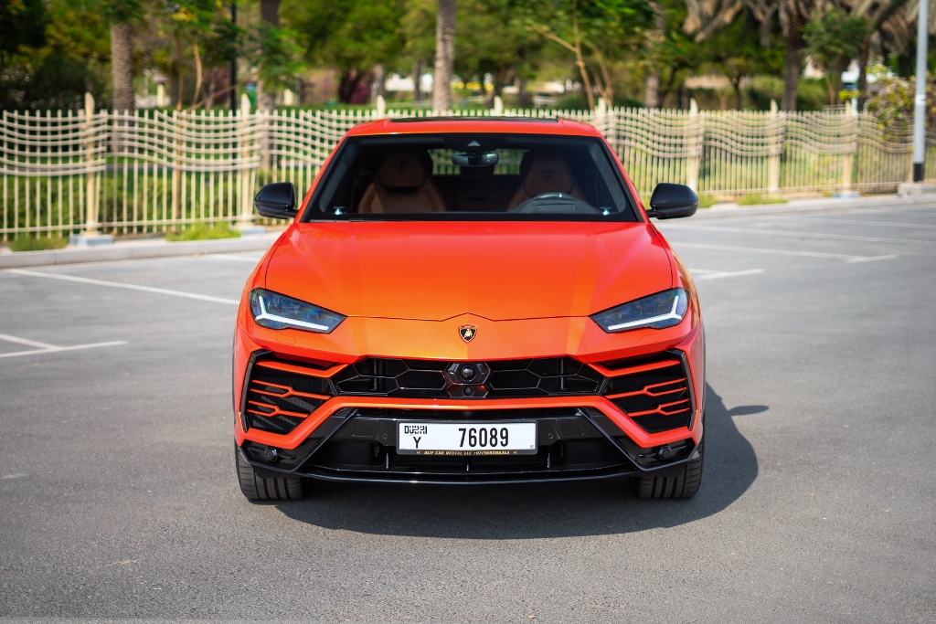 Rent a Lamborghini Urus Orange • ALIF